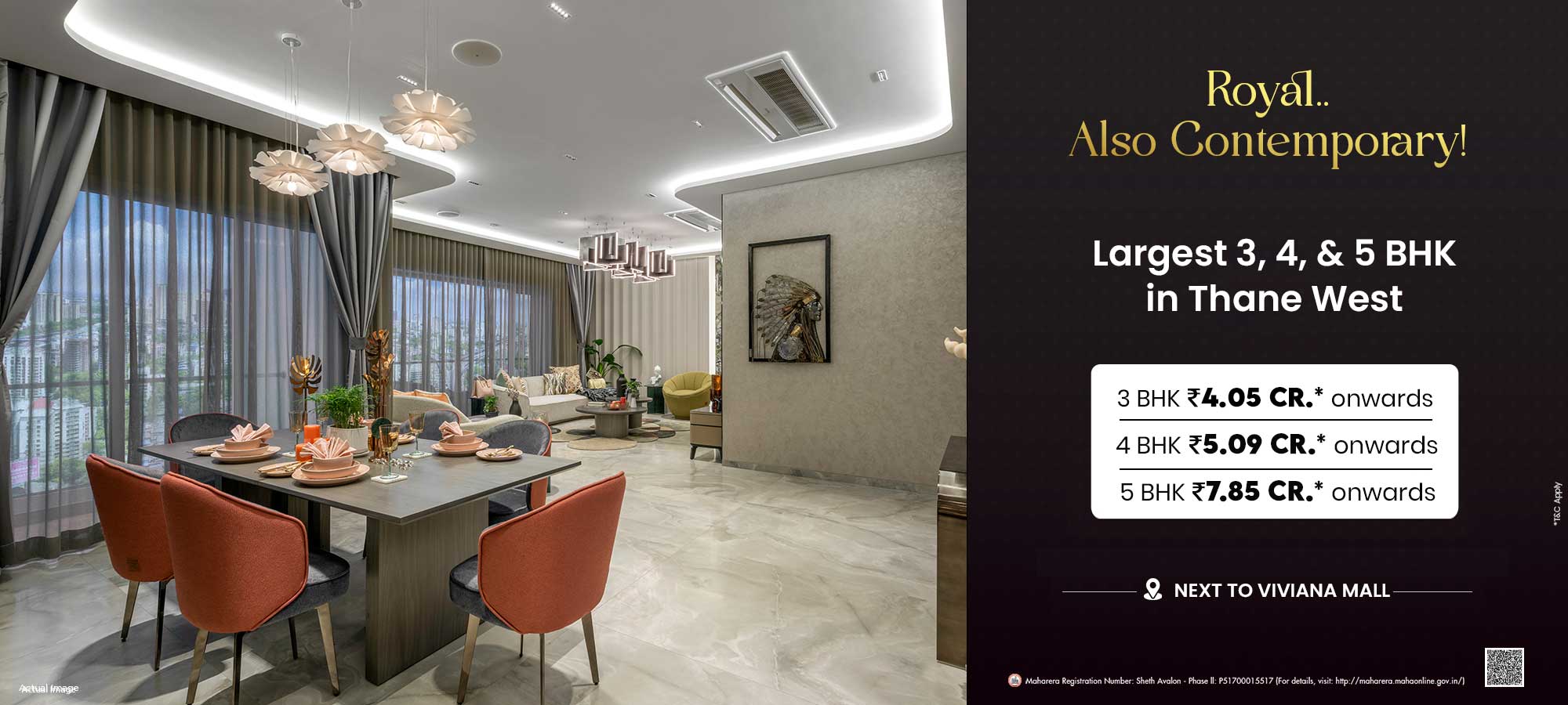 Luxurious 3BHK, 4BHK & 5BHK Flats at Sheth Avalon, Thane | Premium ...